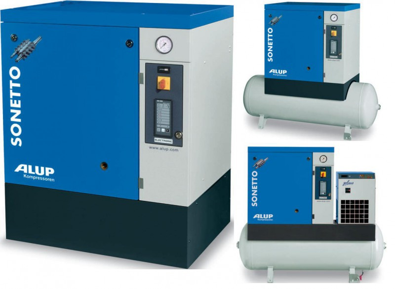 Compresor cu surub ALUP SONETTO 20 500 PLUS • Global Tech